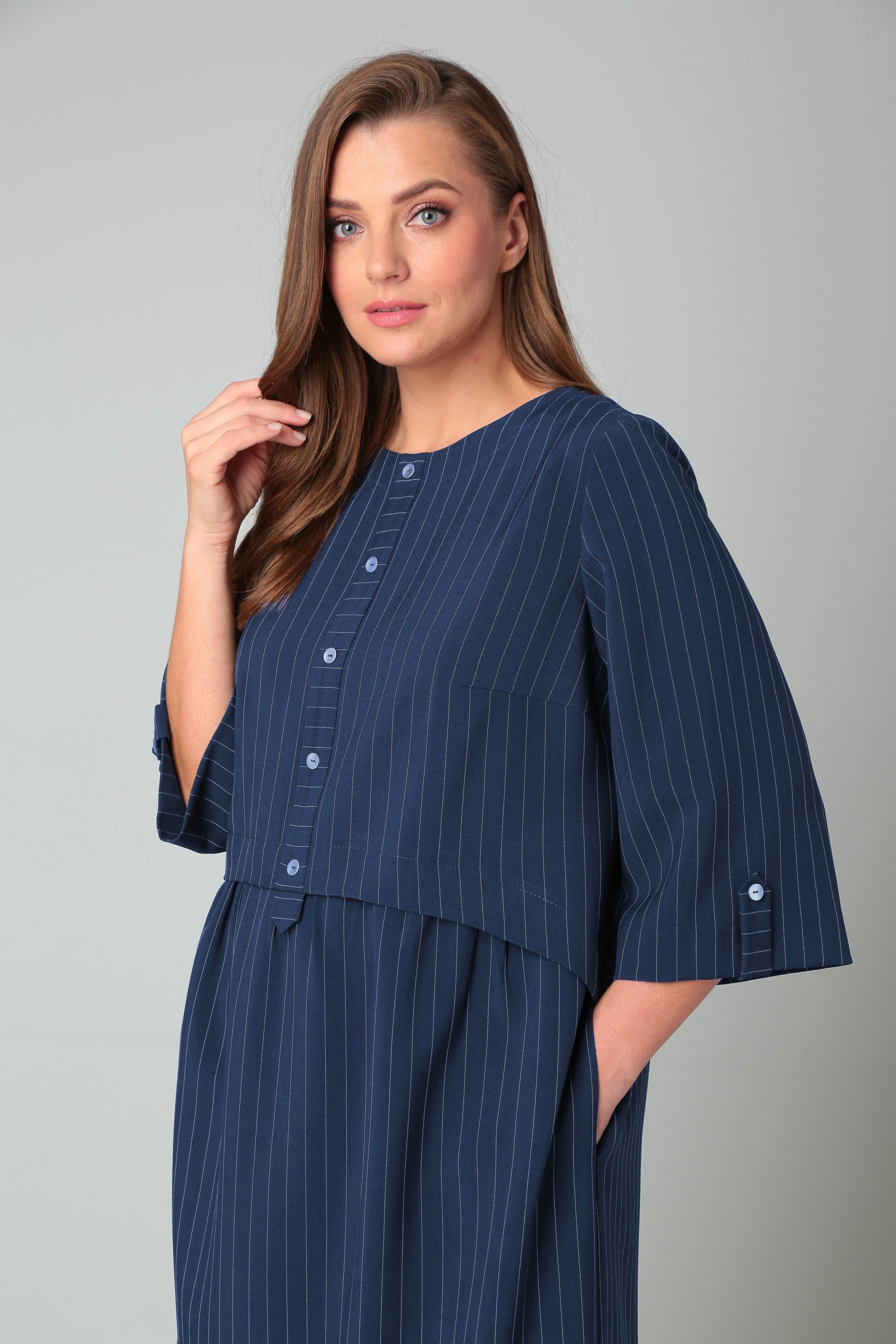 Платье 5295 синий Tvin купить в интернет магазине | в наличии